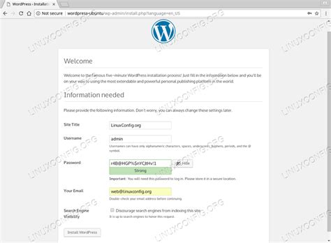 install wordpress on ubuntu 18 04 bionic beaver linux