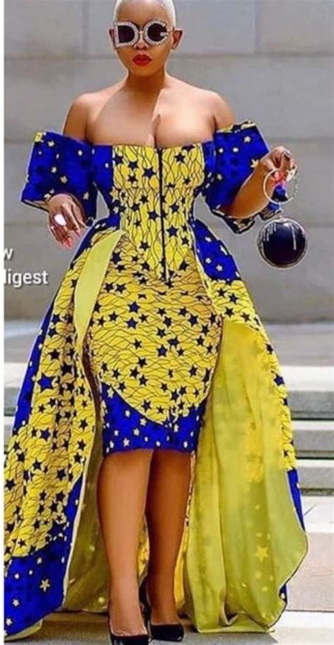 African Mermaid Prom Dressankar Print Maxi Dressafrican Etsy