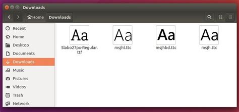 how to manually install fonts in ubuntu 16 04 ubuntuhandbook