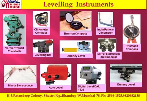 oswal science house levelling instruments