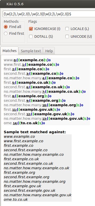 regex match main domain name stack overflow