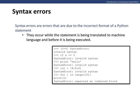 ppt introduction to computing using python powerpoint presentation