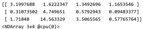 mxnet deep learning framework 01 ndarray most basic use
