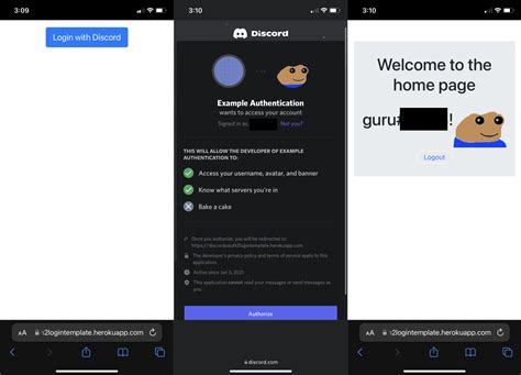 github gurubac discord oauth2 login template a simple discord