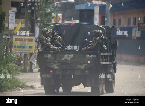 Marawi Philippines 31st May 2017 Filipino Soldiers In Military