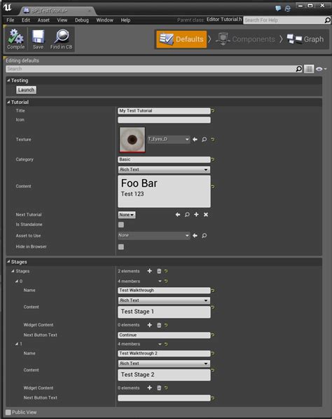 [4 5] custom tutorial blueprint crash blueprint epic developer