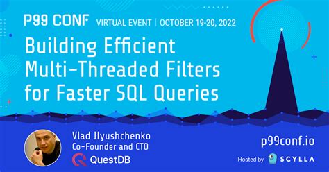 p99conf on twitter questdb s cto ilyusvl will share how they
