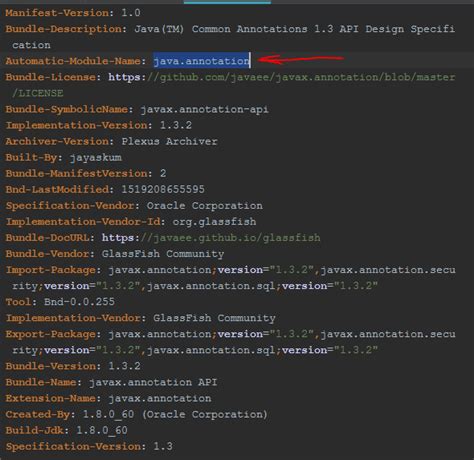 intellij how to add java annotation module for javax annotation
