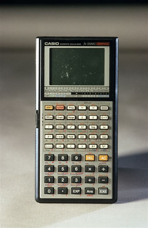 casio fx 7000g handheld electronic calculator national museum of