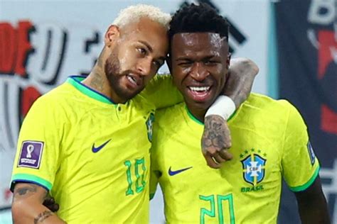 Copa Do Mundo Vini Neymar Richarlison E Paquetá Goleiam Coreanos