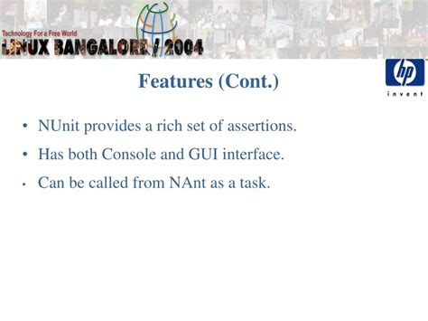 ppt nunit a unit test framework for under mono powerpoint