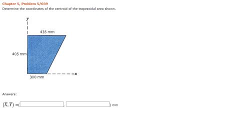 chapter 5 problem 5 039 determine the coordinates of