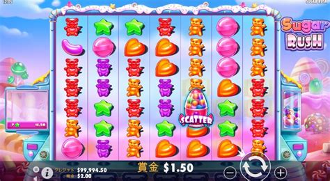 シュガーラッシュスロットの詳細概要【2024年】sugar Rushゲームのメカニズムとテーマを学び、高額配当を獲得しよう