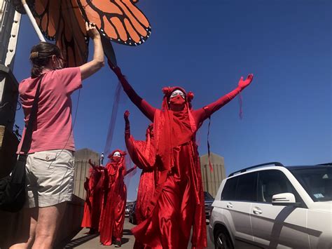 Its Labor Day Weekend So Who Are The People In Red Marching Across