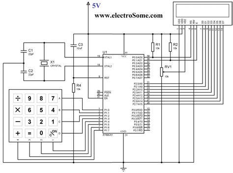 interfacing keypad with 8051 microcontroller using keil c at89c51