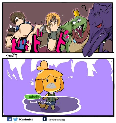 The Newcomers Smash Comic About The Newcomer Isabelle Smash Bros