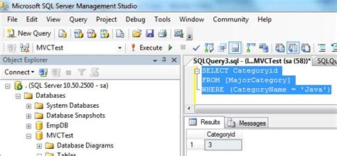 creating subquery in sql server