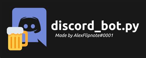 github xela discord bot py 🍺 a simple discord bot that