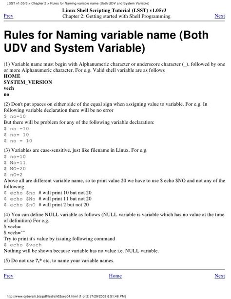 linux shell scripting tutorial pdf canadian manuals working guidelines