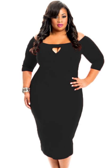Plus Size Clothing 5x Spandex Clubwear Bodycon Dress Sexy Womens Sz 18