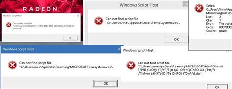 how to fix cannot find script file in windows 10 2023