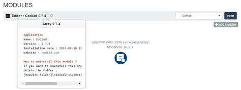easyphp devserver documentation devserver codiad for devserver