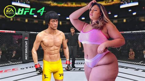 Ps5 Bruce Lee Vs Super Model Alexus [ea Sport Ufc 4] Youtube