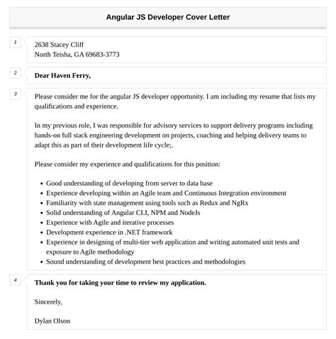 angular js developer cover letter velvet jobs