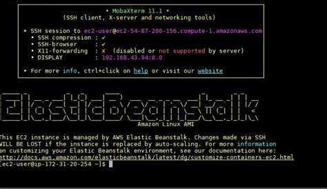 how to connect elastic beanstalk instance via ssh h2s media