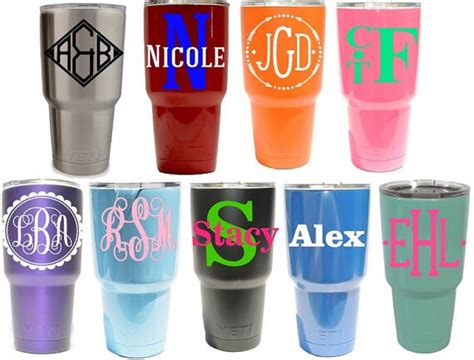 30 Oz Yeti Rambler Personalized Tumbler By Tealanchorshop