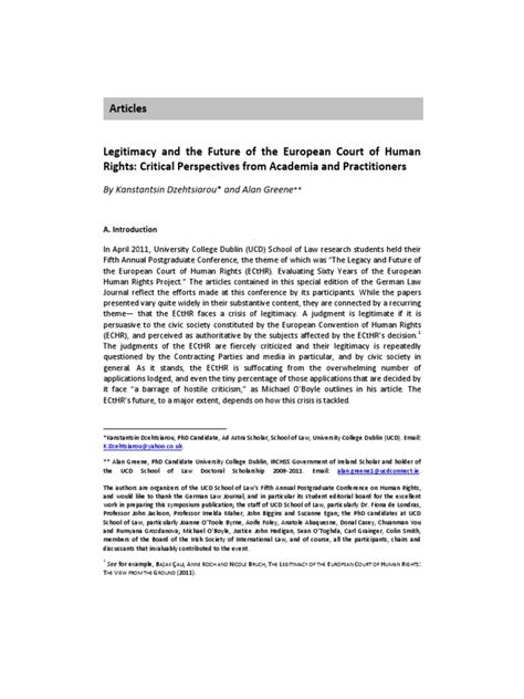 Legitimacy And The Future Of The Eu Court Of Human Rights Download