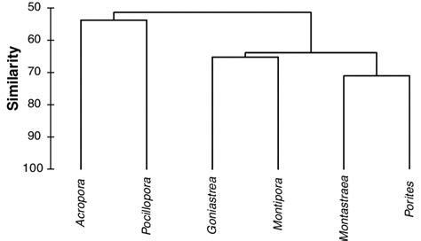 hierarchical clustering dendrogram based on mean values for 12 traits