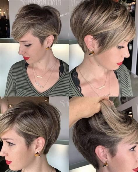 Pixie Bob Haircut Short Pixie Haircuts Haircut For Thick Hair Cute