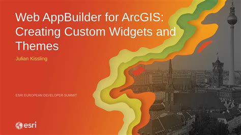 pdf web appbuilder for arcgis creating custom widgets and