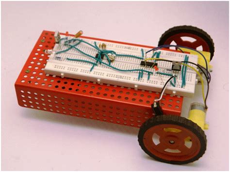 obstacle avoiding robot without microcontroller