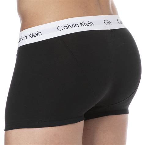 Calvin Klein 3 Pack Cotton Stretch Boxer Briefs Black Color