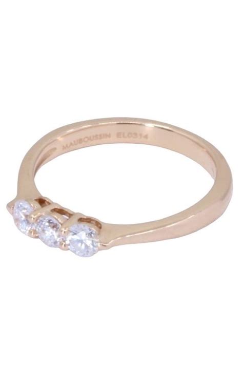 Bague Alliance Du Monde Mauboussin Diamants Or 18k Occasion