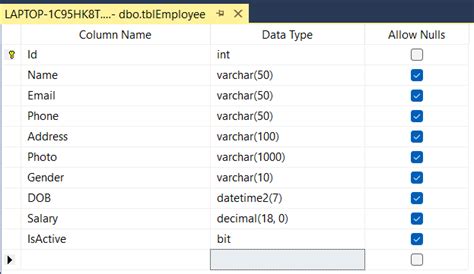 asp core crud operation with photo file upload using ado in