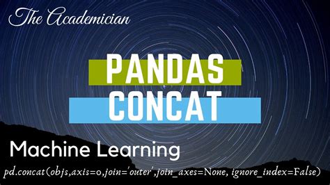 pandas concat dataframes without index