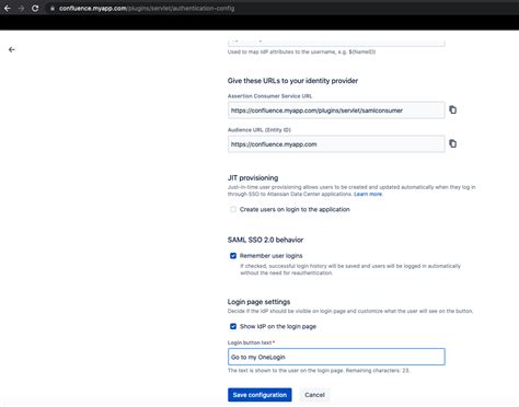 how to integrate confluence dc with onelogin for saml sso 2 0