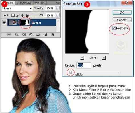 Tutorial Atau Cara Mudah Menghaluskan Tepian Seleksi Photoshop