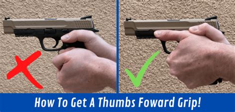 Thumbs Forward Grip Will It Improve You As A Shooter Red Dot Shooters