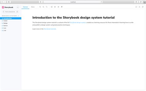 document for stakeholders storybook tutorials