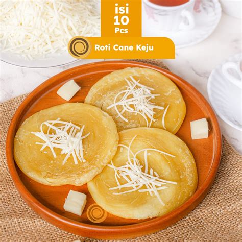 Jual [isi 10] Roti Cane Keju Isi 10 Roti Canai Roti Maryam Roti