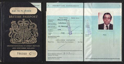 British Passport United Kingdom Of Great Britain And Northern Ireland