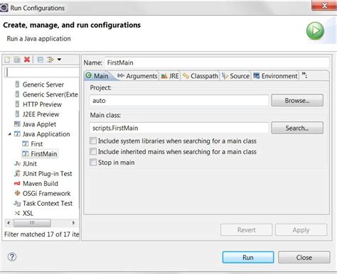 eclipse unable to execute maven project from command line through