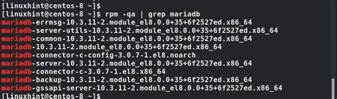 mariadb replication on rhel 8 centos 8 linux hint