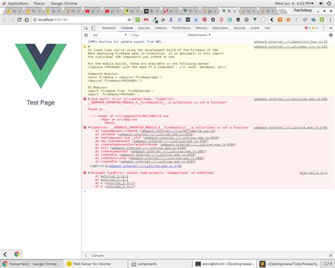 vue js vue firestore firebase error on retrieve data