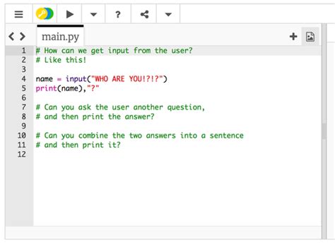 3 strings variables and user input chris torrence summit middle