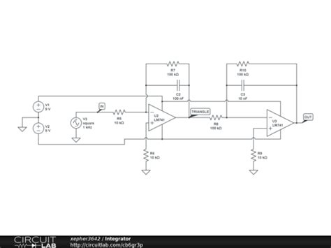 integrator circuitlab